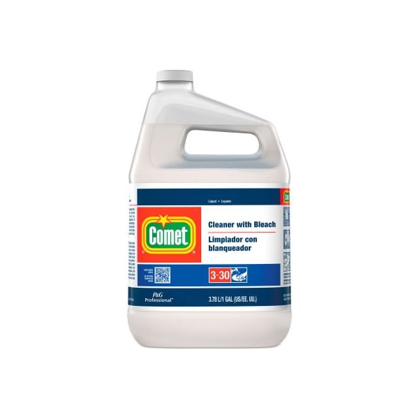 Procter & Gamble Comet Cleaner with Bleach, Gallon Bottle, 3 Bottles - 02291 PGC 02291 | Zoro